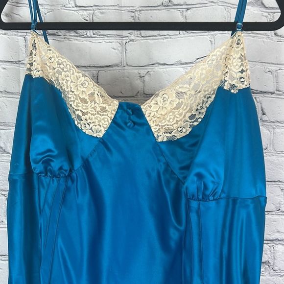 Mixit | Tops | New Mixitcamisole Lace Spaghetti Straps Dark Teal Blue ...